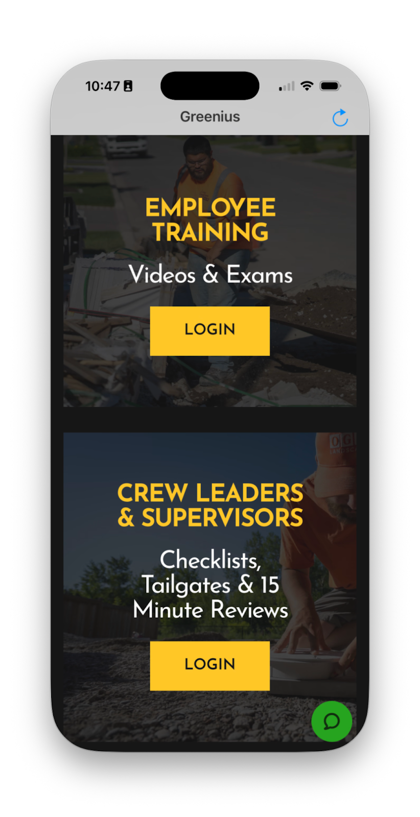 Conducting In-Field Checklists with the Greenius App – Greenius